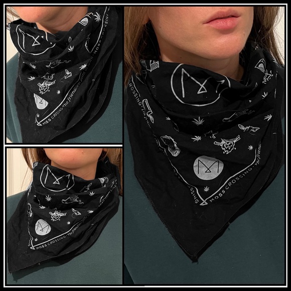 Accessories | Moss Crossing Weed Leaf Camping Logos Dew Rag Hankerchief ...